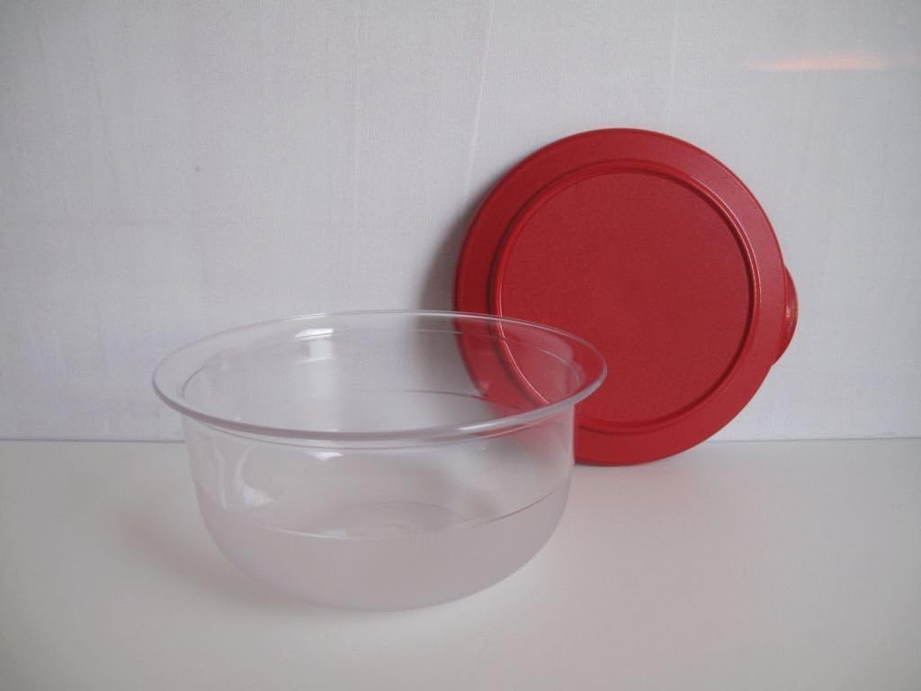 TUPPERWARE c22 petit saladier avec couvercle 1,1 l rouge : Amazon.fr ...