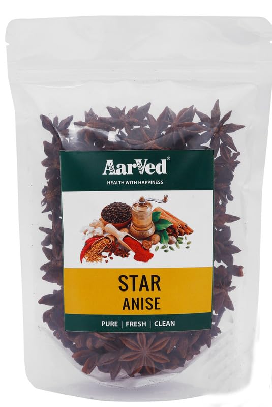 Aarved Star Anis (Star Fruit)- 150 Grams | Natural, Fresh & Clean Star ...