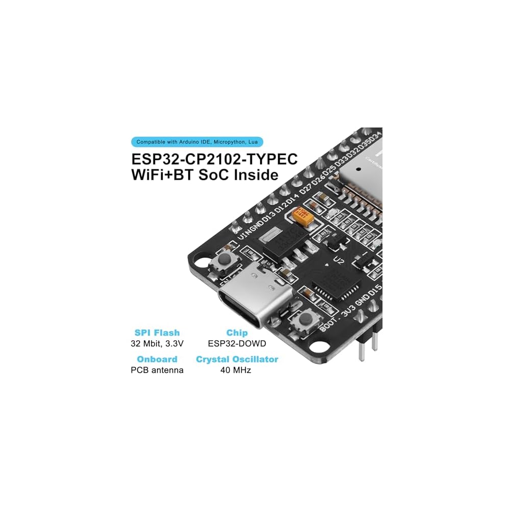 2 Set ESP32 Development Board - 30 Pin USB C ESP32 Nepal | Ubuy