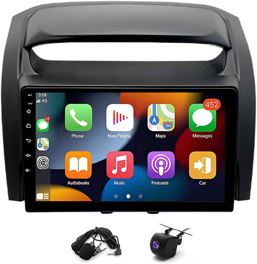 Amazon.com: Saitedudu Android 13 9 pulgadas Carplay Radio estéreo de ...