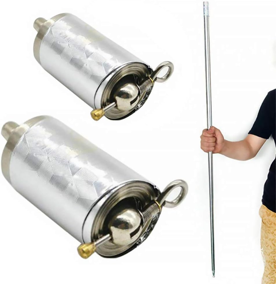 HEALLILY 2Pcs Pocket Staff Metal Retractable Magical Wand Staff Stage ...