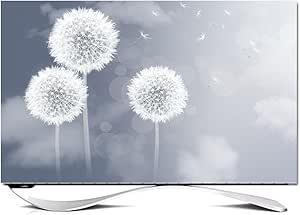 Amazon.com: 32-80 Inches Indoor Universal TV Cover, Painting Pattern ...