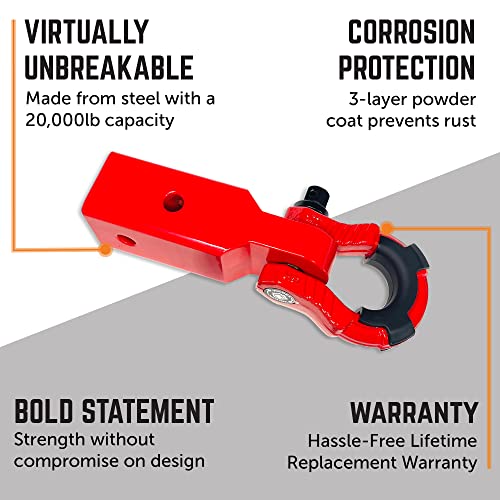 Snapklik.com : GearAmerica 25x25 Uber PRO Hitch Receiver Heavy Duty ...