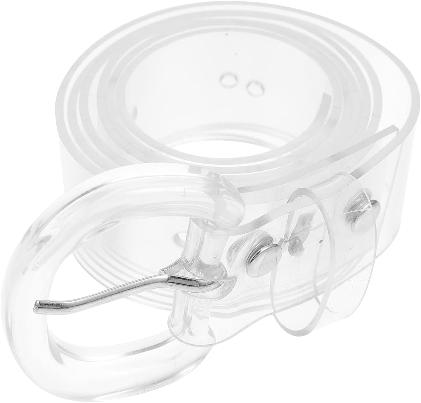 LUOZZY Clear Belt for Women Transparent PVC Waist Belt Wide Waistband ...
