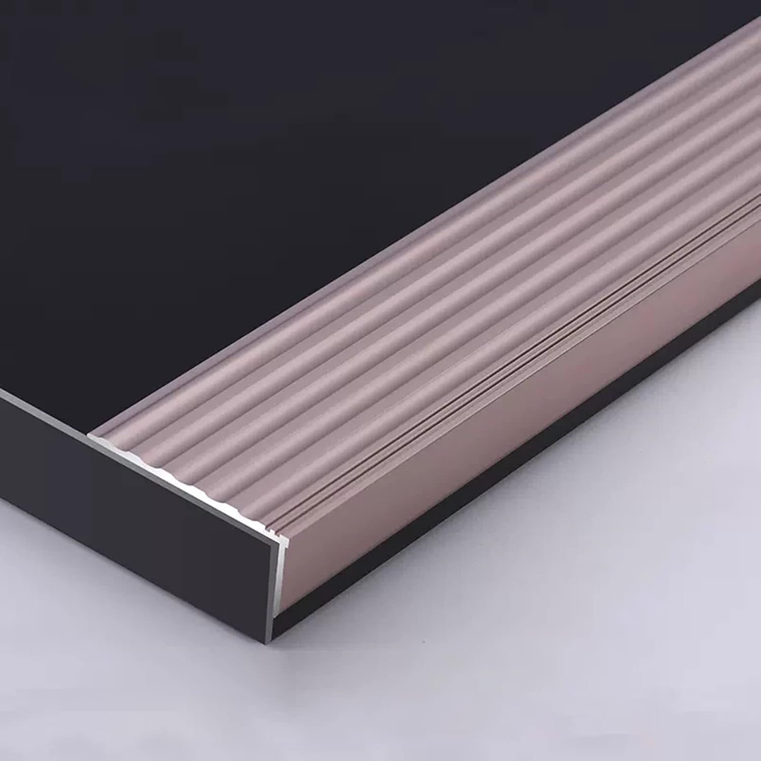 Amazon.com: LXLZYXSF Aluminum Alloy Sill Nosing Fluted Stair Edge Trim ...
