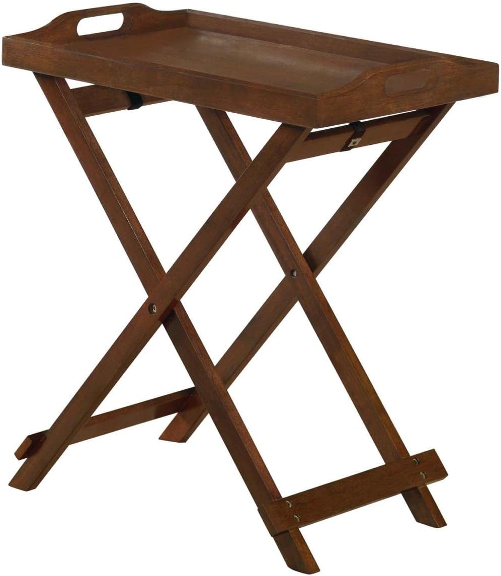 Amazon.com: Bare Decor Kalos Outdoor Solid Teak Wood Tray Table, 30 ...