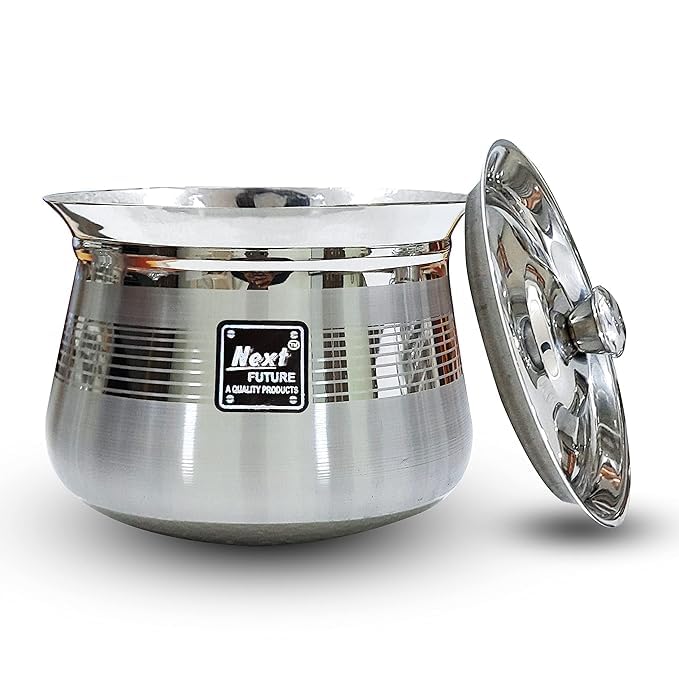 Buy Mahi Store 1500Ml,Heavy Gauge Dahi/Curd/Milk Pot Stainless Steel ...