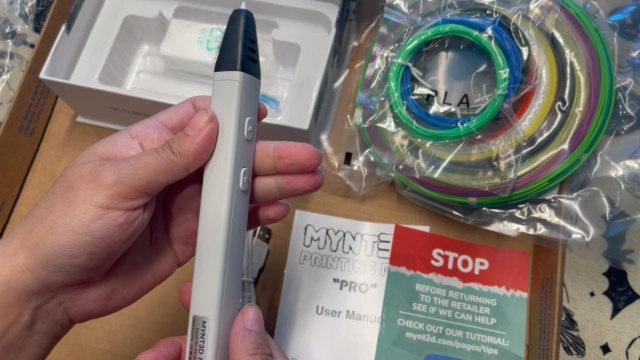 Watch Unboxing and Demo of MYNT3D Pro 3D Pen and Filament on Amazon Live