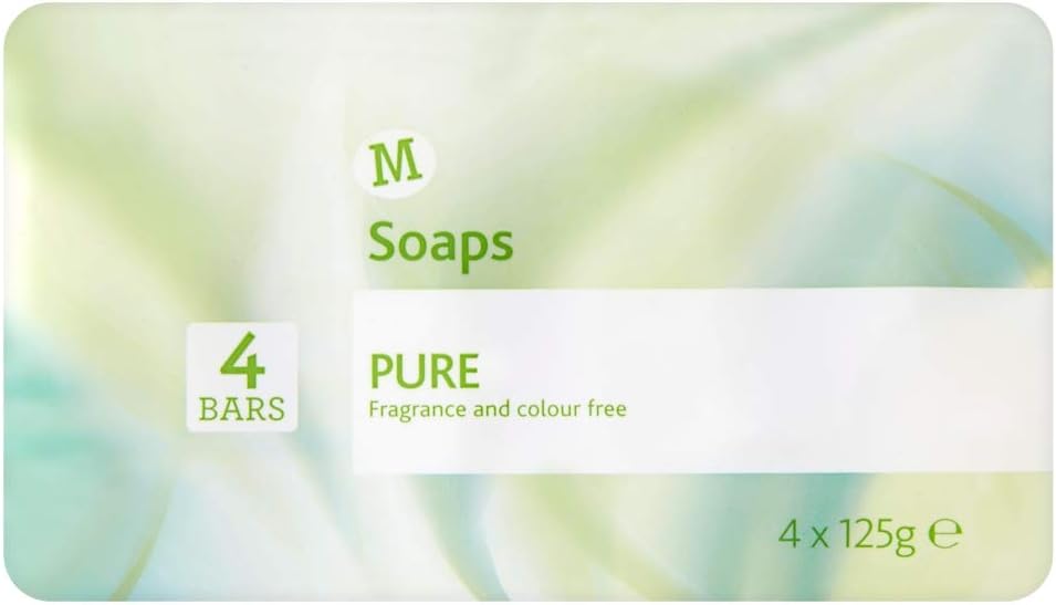 Morrisons Pure Vegetable Soap 125 g x 72 : Amazon.co.uk: Grocery