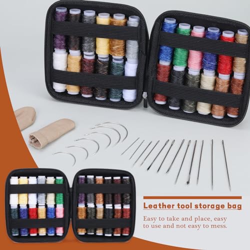 Snapklik.com : Leather Sewing Kit, Basic Hand Sewing Starter Set For ...