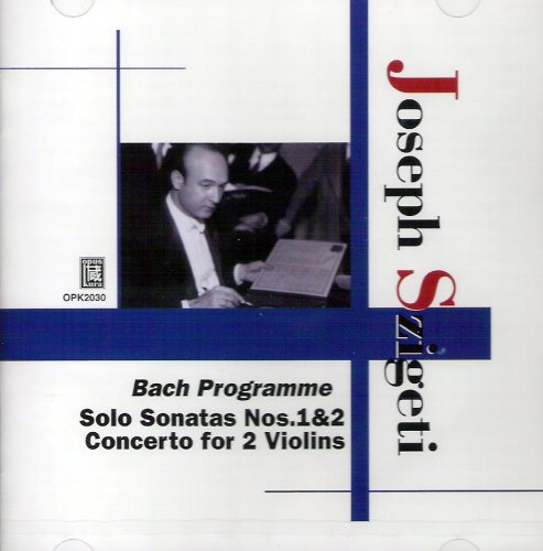 Szigeti : Bach Sonata for Violin: Joseph Szigeti, J.S.Bach, N/A: Amazon ...