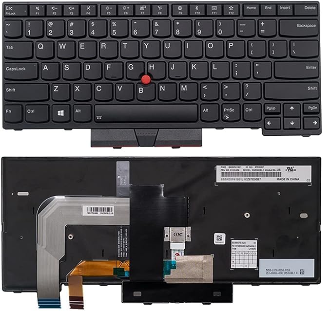 Click IT Key Laptop Replacement Keyboard Compatible with Leno Thinkp ...