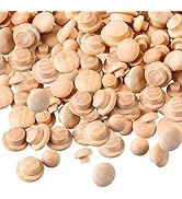 Amazon.com: 200 Piece Flat Head Wooden Screw Hole Plugs (3/8 Inch ...