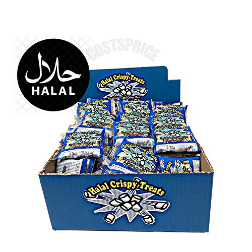Halal Crispy Treats, Marshmallow and Crispy Rice 64 Count X 33g