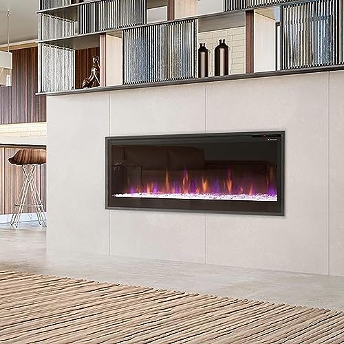 Dimplex 50 Inch Slim Built-in Linear Electric Fireplace | Shallow 4 ...