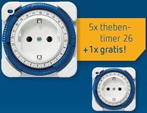 Pack d'action 1 minuteur theben-Timer 26 THEBEN 9600007 : Amazon.fr ...
