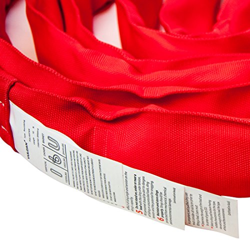 Snapklik.com : VULCAN Round Sling - Heavy Duty - 10 Foot - Red - Safe ...