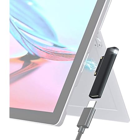 Surface Connect to USB C Charging Adapter, Works with 15V 3A 45W PD USB ...