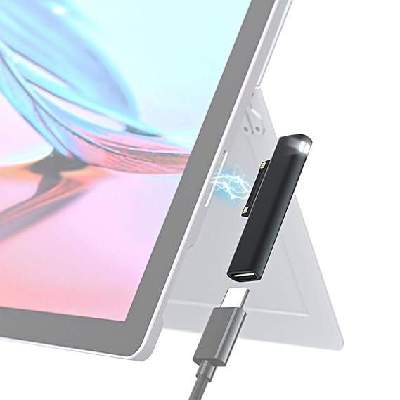 Surface Connect to USB C Charging Adapter, Works with 15V 3A 45W PD USB ...