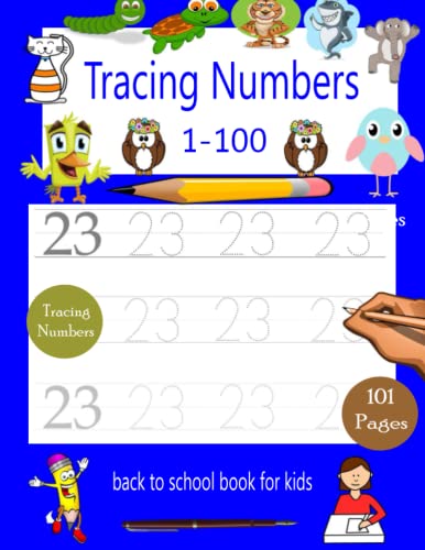 『Tracing numbers back to school book for kids: Number Practice Workbook ...