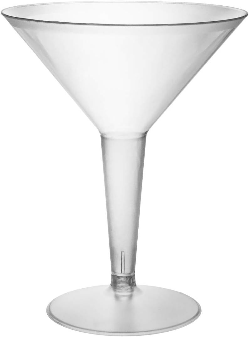 Amazon.com | HOMEFORD Plastic Large Martini Glass Cup, 18-inch: Martini ...
