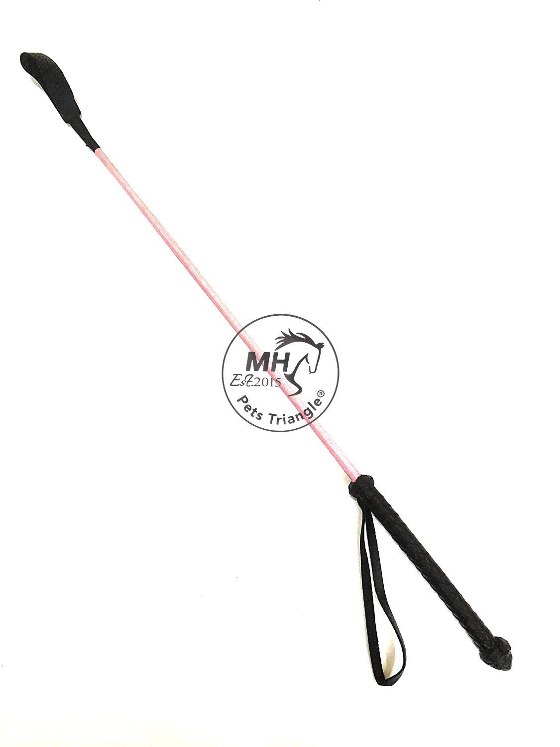 Pets Triangle Whip Master 25 Leather Riding Crop Horse Riding ...