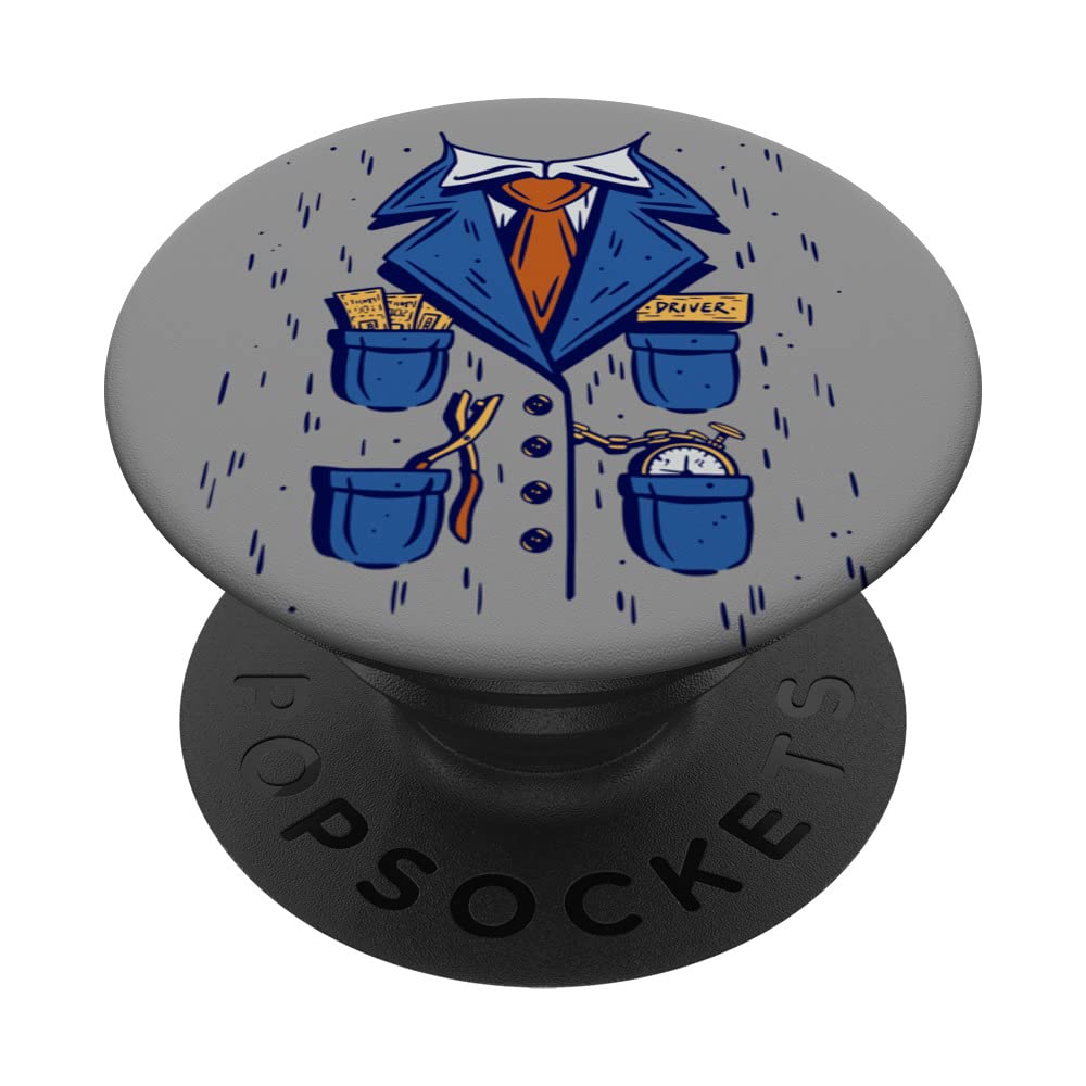 Buy Train Ticket Taker Conductor Costume Job Railroad PopSockets ...