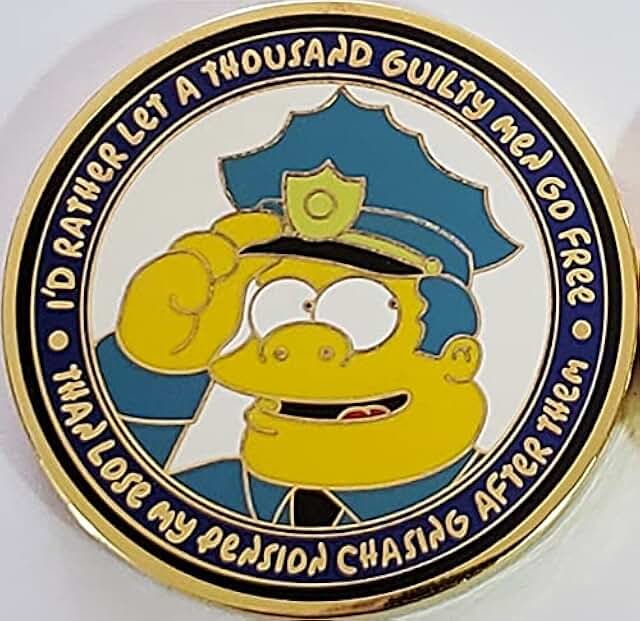 Amazon.ca: police challenge coin