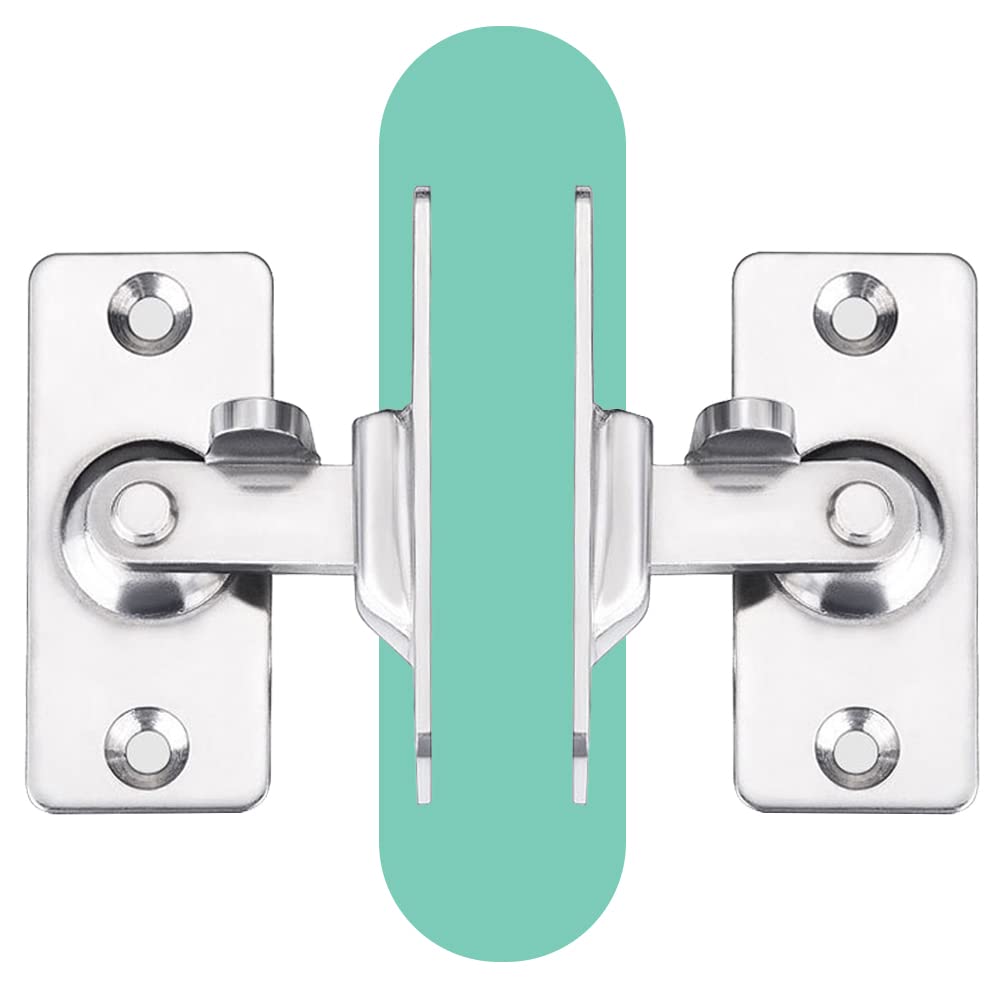 Snapklik.com : MINI SIZE 90 Degree Door Latch Sliding Door Lock Screen Door Latch Pocket Door Latch