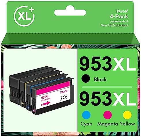 Gureef 953XL Ink Cartridges Multipack for HP 953 for HP 953XL Ink ...