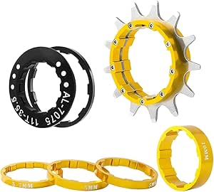 Sarini Bike Single Speed Conversion Kit 12T Bicycle Single Speed ...