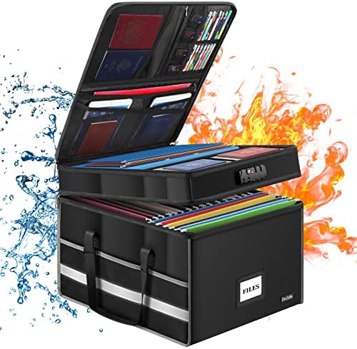 Amazon.com: DocSafe Fireproof Document Box, Multi-Layer File Box with ...