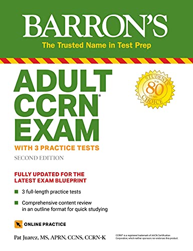 Adult CCRN Exam: With 3 Practice Tests (Barron's Test Prep) | Read Book ...