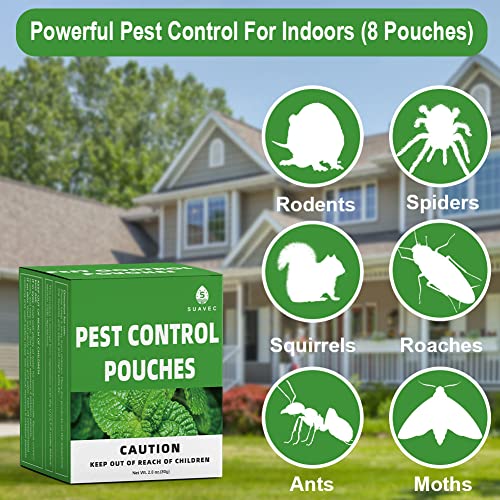Reviews for SUAVEC Pest Control Pouches, Repels Rodents, Spiders ...