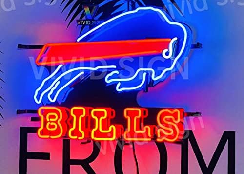 Amazon.com : Queen Sense 20"x16" Go Buffalo Neon Sign Light Man Cave ...