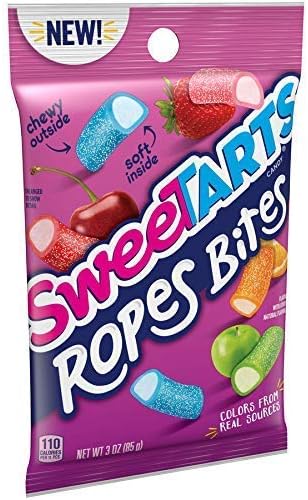 Amazon.com : SweeTarts (1) Bag Ropes Bites Chewy Outside & Soft Inside ...
