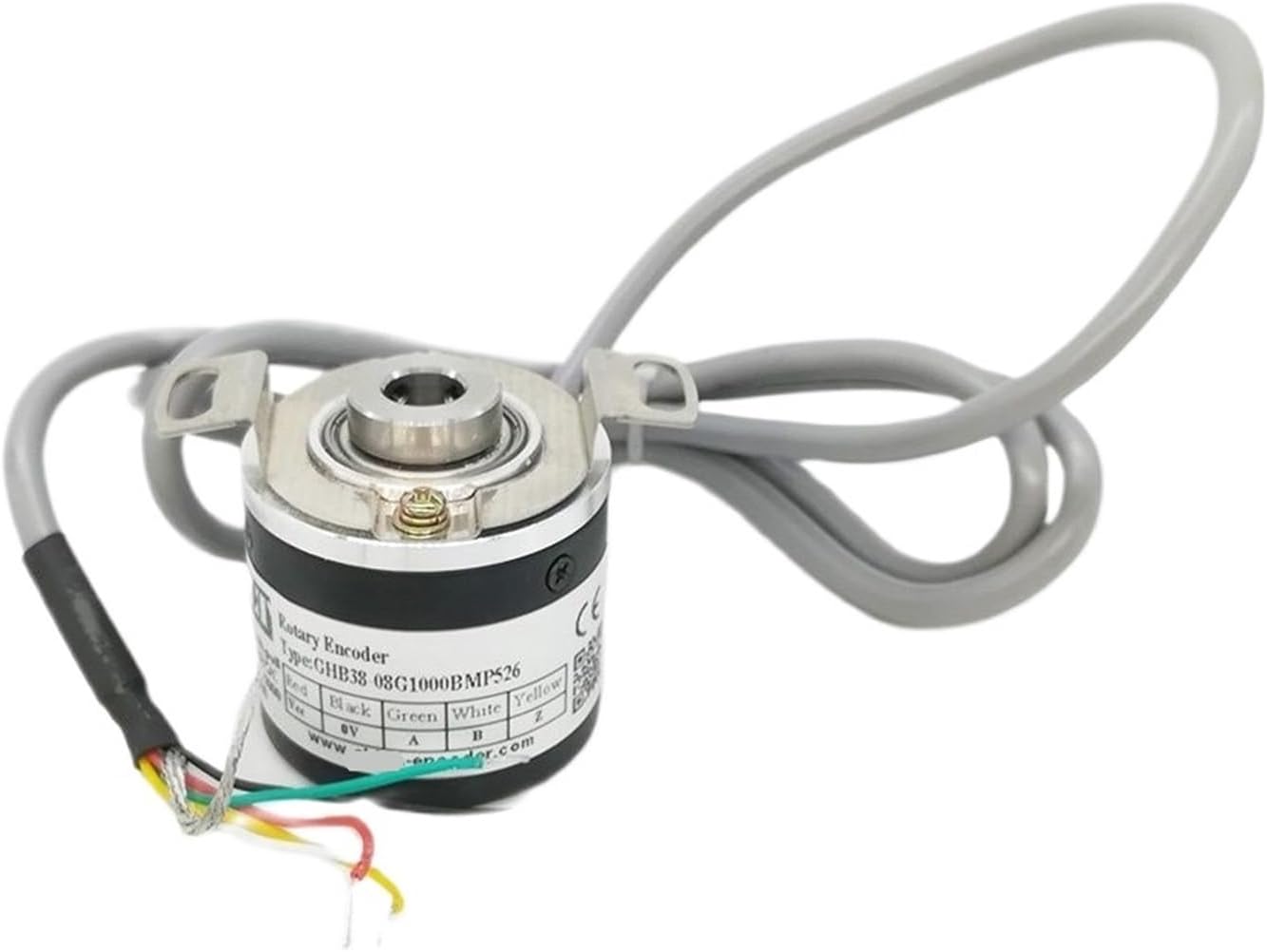 GHB38 5/6/8mm Inner Hole Semi-hollow Shaft Rotary Encoder Pulse Output ...