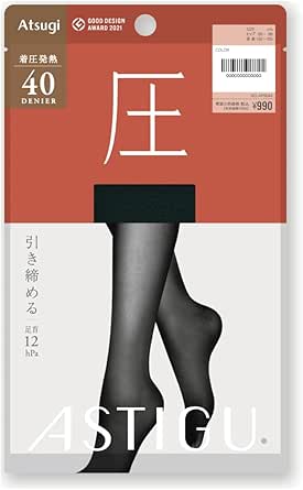 Amazon | ASTIGU(アスティーグ) 【圧】 40デニール 引き締める 単品 AP9044 | タイツ 通販