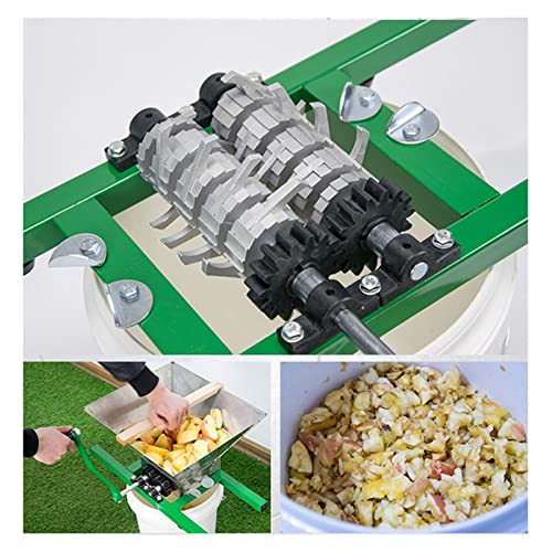 Moulin à Raisin Manuel en Acier Inoxydable 7L Moulin à Fruits et ...