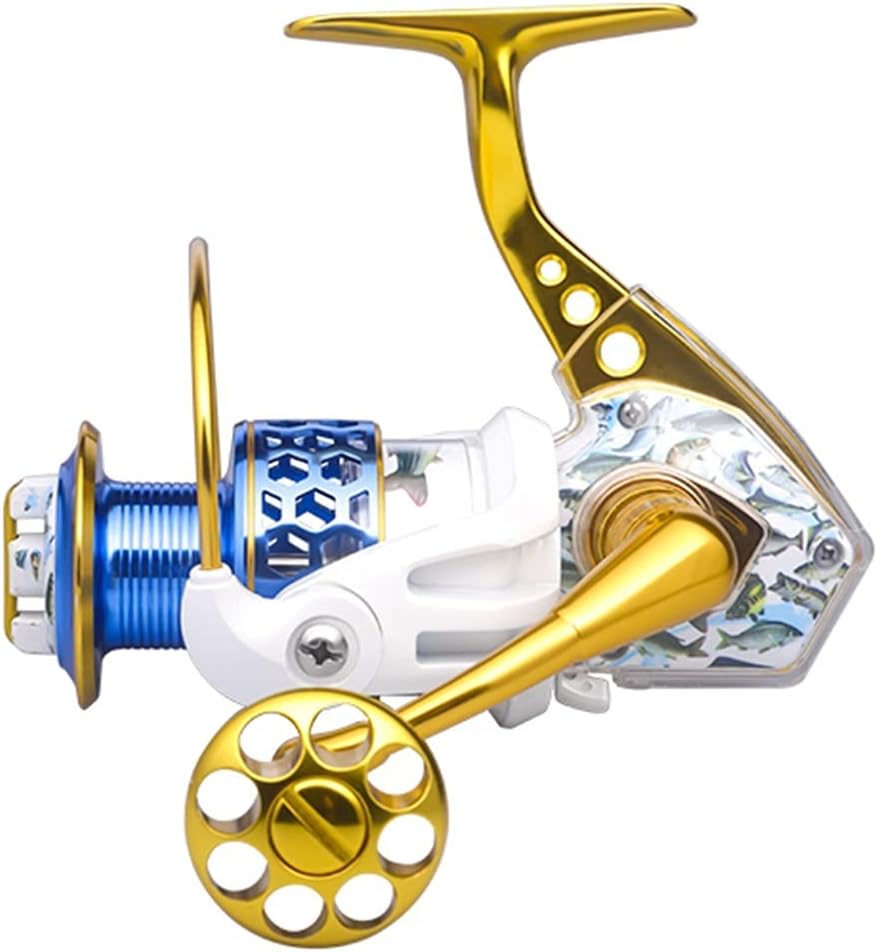 Amazon.com: Reels All-Metal Fishing Reel 15-axis Metal Caster with Long ...