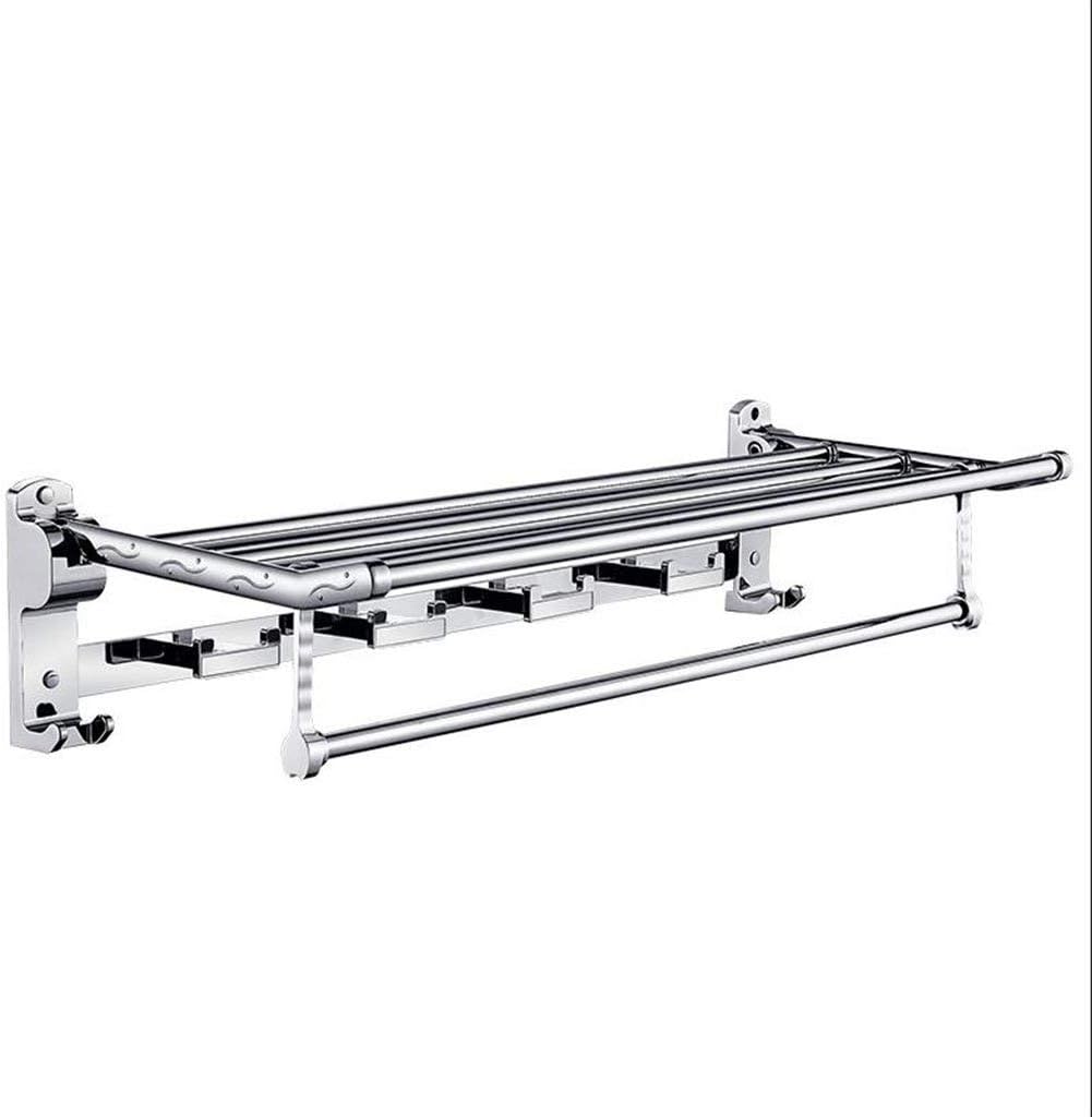 Amazon.com: Tower Hanger Stainless Steel Folding Towel Rack with Towel ...