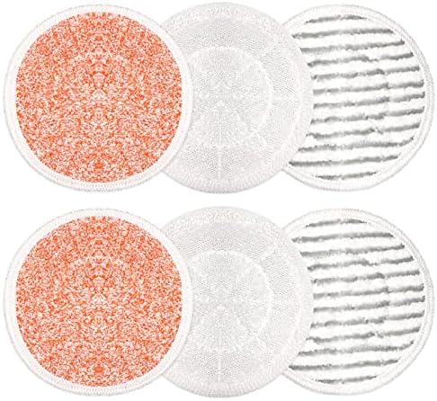 S6002 Scrub Mop Pads Replacement for Shark S6002UK S7201UK Steam Mop ...