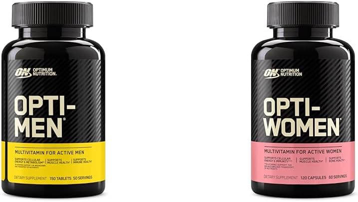 Amazon.com: Optimum Nutrition Opti-Men & Opti-Women, Vitamin C, Zinc ...