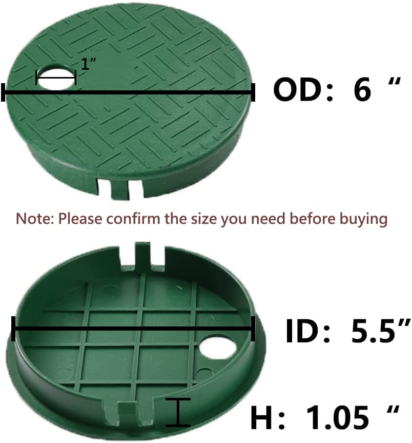 Snapklik.com : 2/4 Pcs 6 Valve Box Cover Lid For Sprinkler Irrigation ...
