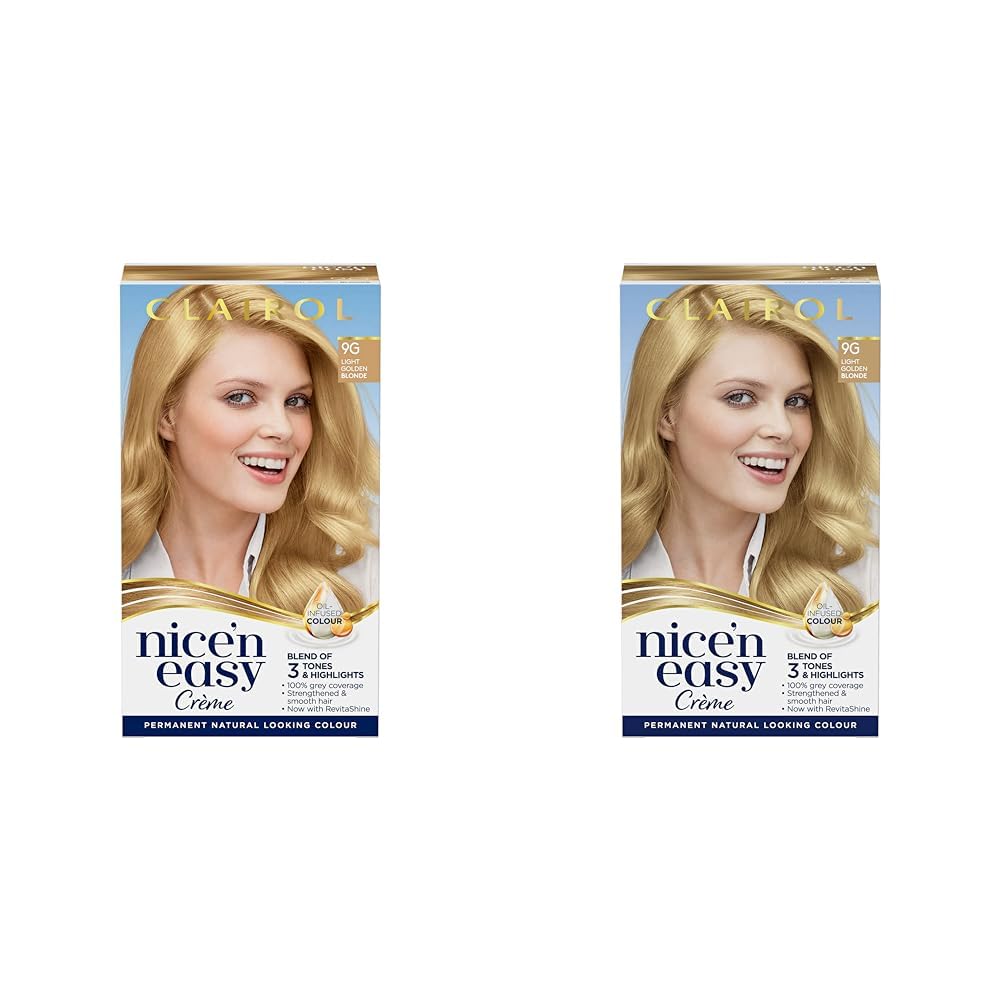 Clairol Nice'n Easy Crème, Natural Looking Oil Infused Permanent Hair ...