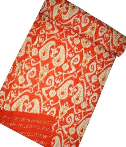 Amazon.com: Marusthali Indian Handmade Cotton Kantha Quilt Jaipuri ...