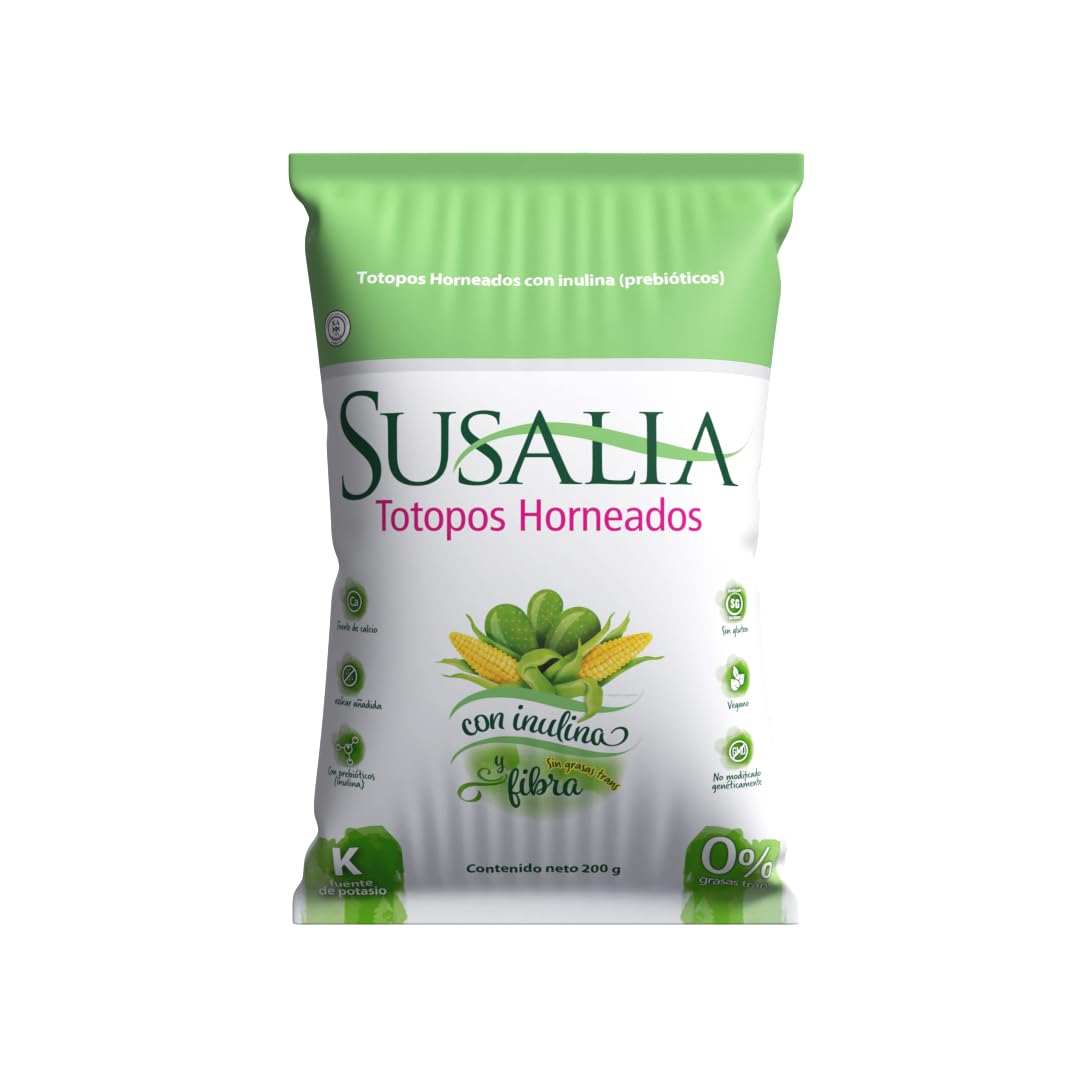 SUSALIA Totopo Horneado 200Gr (Caja con 8 Piezas) |Tortilla Chips ...
