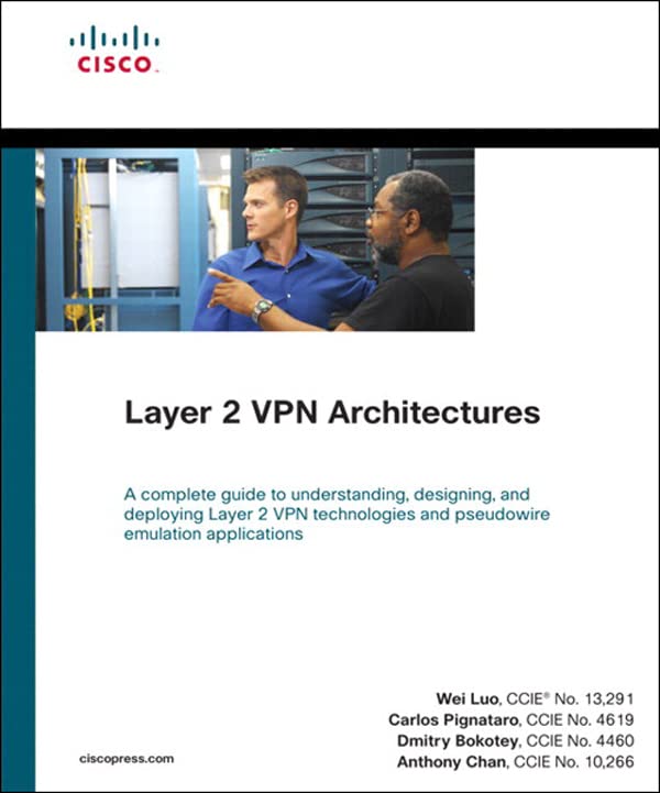 Layer 2 VPN Architectures 1, Luo, Wei, Pignataro, Carlos, CCIE, Chan ...