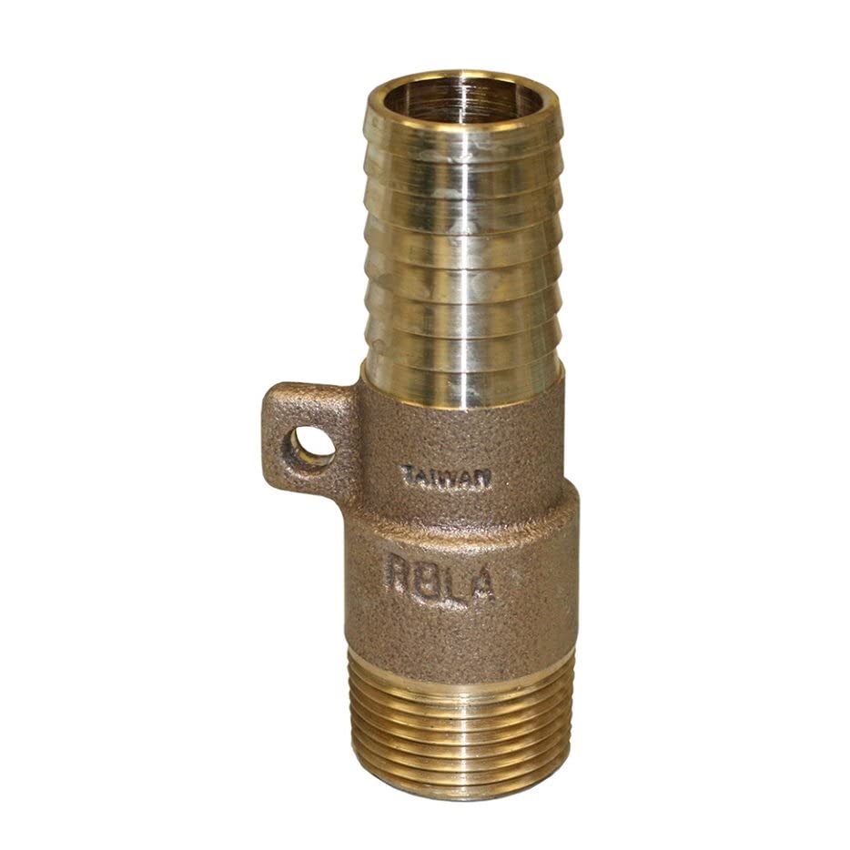 Snapklik.com : No Lead Bronze Male Insert Rope Adapter