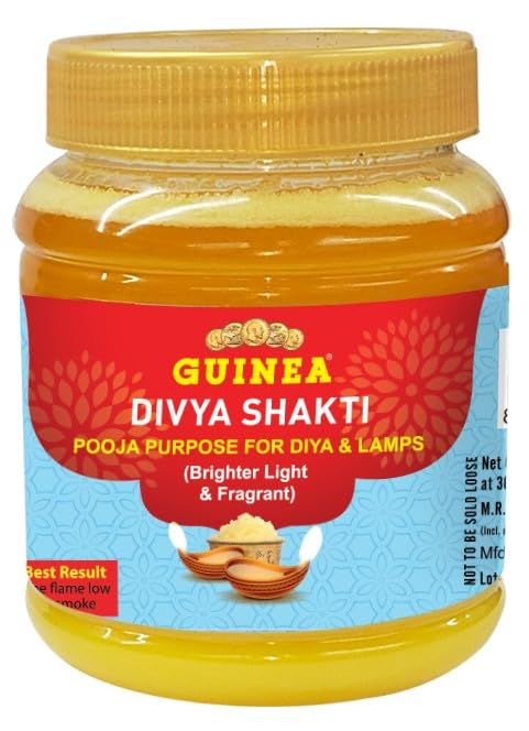 Guinea Divya Shakti Pure & Divine Non Edible Puja Purpose Ghee for Diya ...